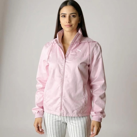 Puma | Jackets & Coats | Nwt Puma Womens Woven Pink Jacket M | Poshmark